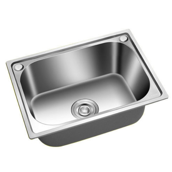 Kitchen Sink Set Double Tank Single Tank 304 Stainless Steel Floor Sink ...