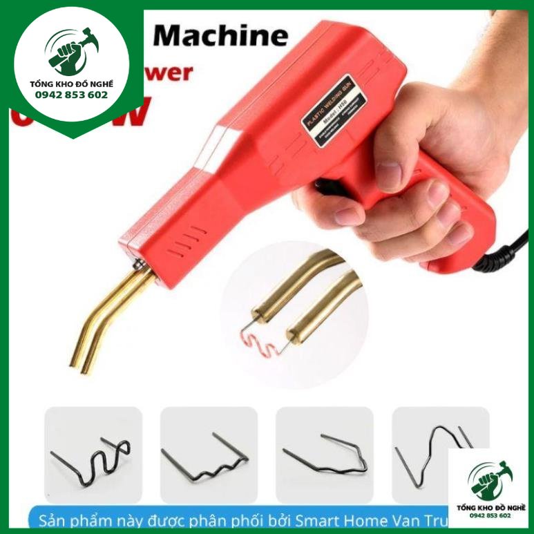 Specialized handheld plastic welding machine set for repairing ...