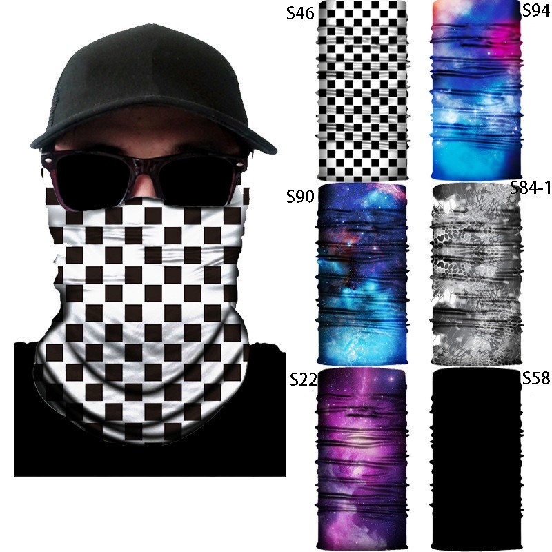 Dust UV Buff Bandana Head Scarf Face Motorcycle Bicycle Fishing Sport ...