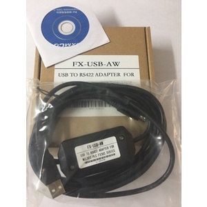 Mitsubishi FX3U Series PLC Programming Cable FX-USB-AW with Drive CD ...