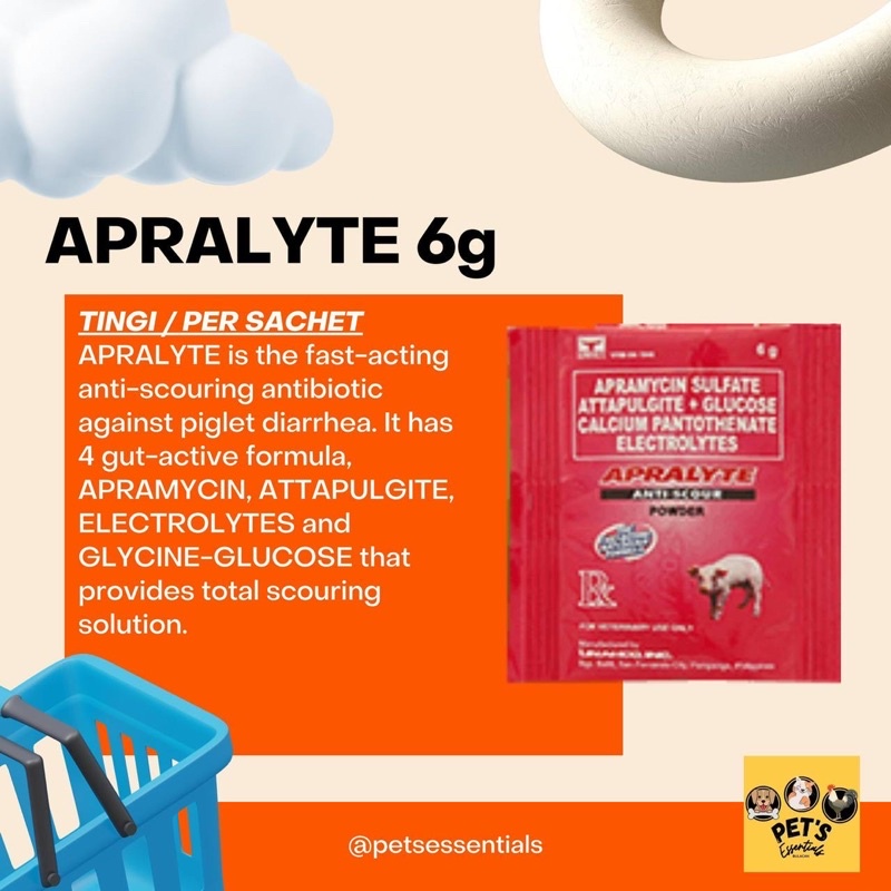 Apralyte 6g (PER SACHET) | Shopee Philippines