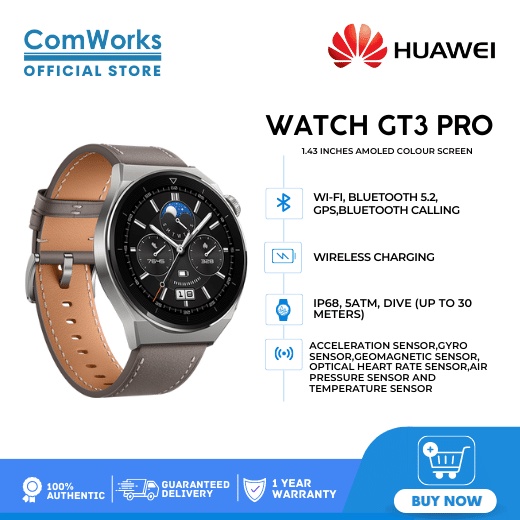 ComWorks Official Store | Huawei Watch GT3 PRO | 1.43 inches | Shopee ...