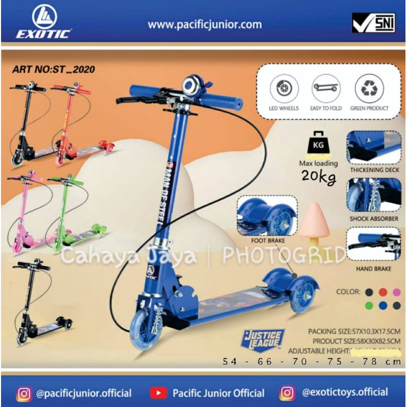 St2020 Exotic Tricycle Children's Scooter Iron Otopet With Hand Brake ...