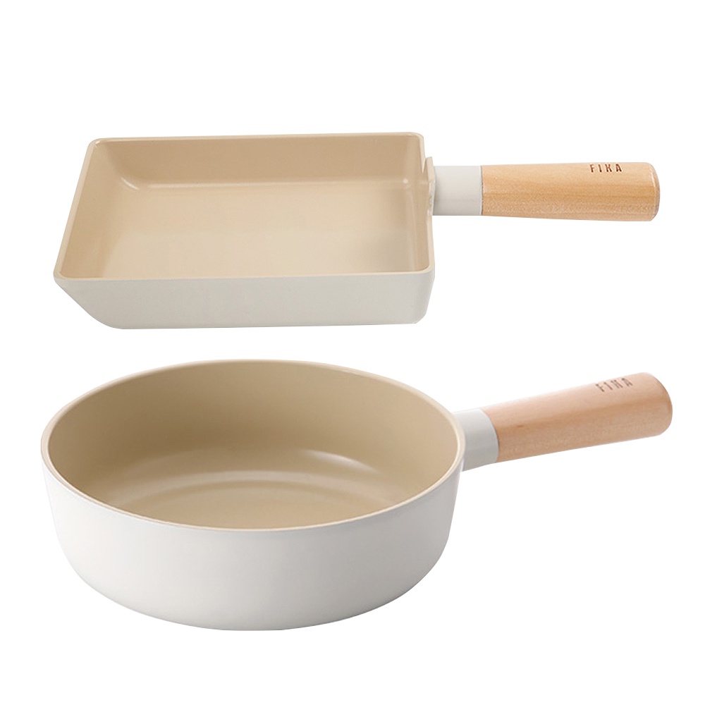 NEOFLAM FIKA Cast Aluminum Induction Frying Pan (15+18cm) 2p No PFOA ...