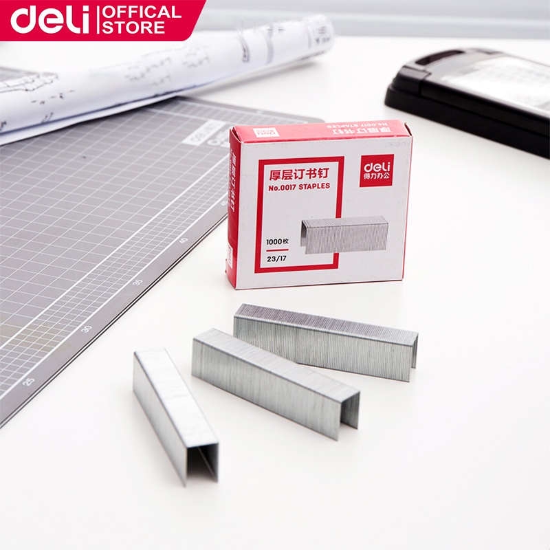 Deli E0017 Small Staple Wire 1000pcs/Box School Office Supplies ...
