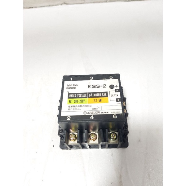 Solid State Contactor 3Hp 3Phase ESS-2 KASUGA(Original Made in Japan ...