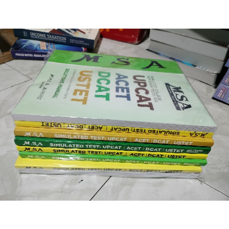 Original MSA UPCAT Reviewer (Slightly Damaged) | Shopee Philippines