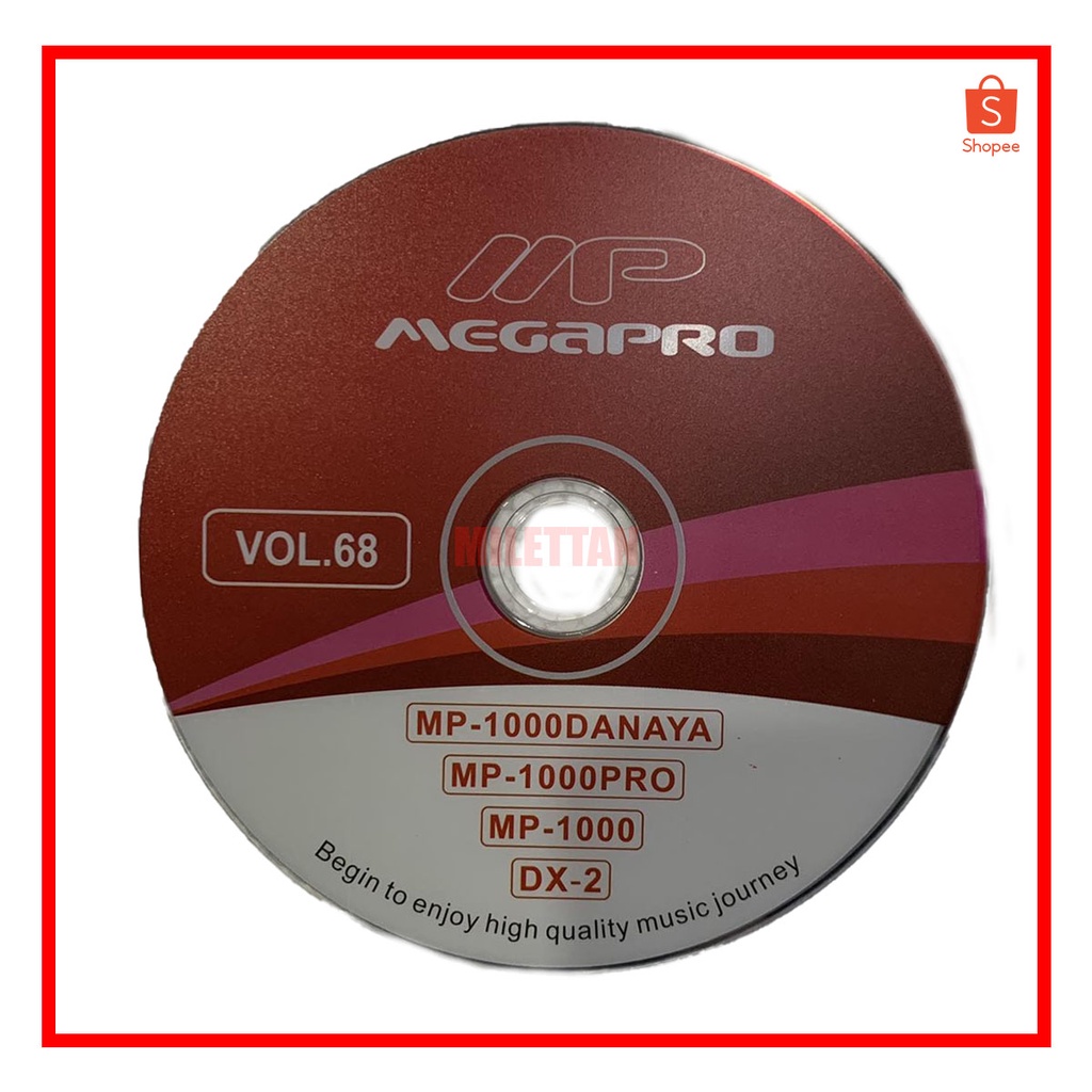 Megapro DISK FOR MP 1000 /1000pro DANAYA (NO MP3 UPDATE) vol74 | Shopee ...