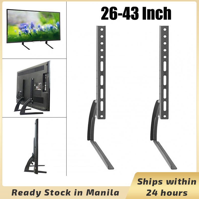 26''-43"inch TV Stand Base Bracket for Plasma LCD Flat Screen Height ...