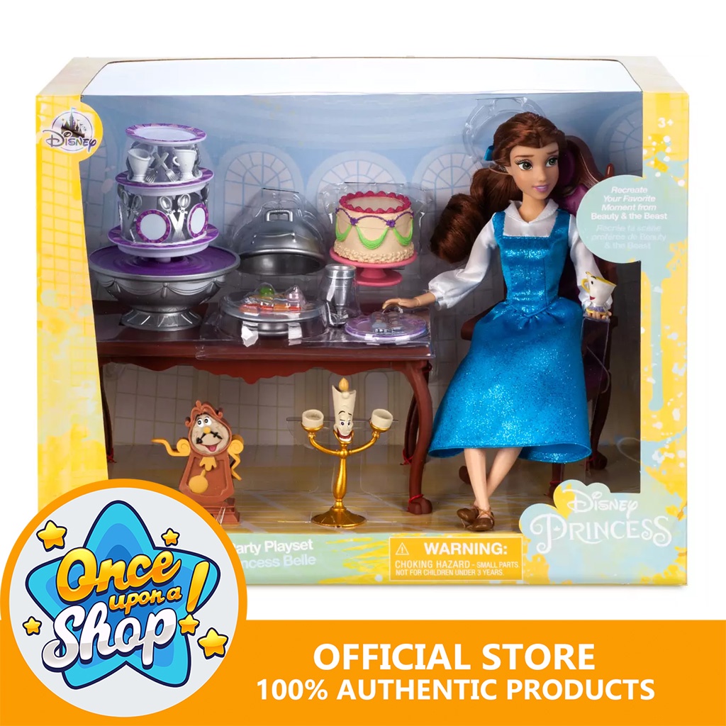 Disney Belle Dinner Party Playset Beauty and the Beast | Shopee Philippines