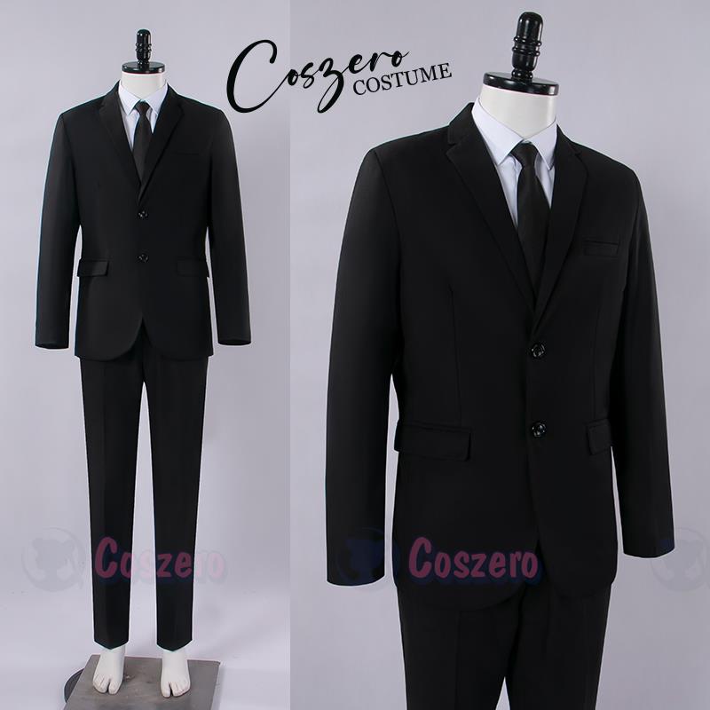 Chainsaw Man Cosplay Denji Aki Hayakawa Cosplay Costume Black Suit ...