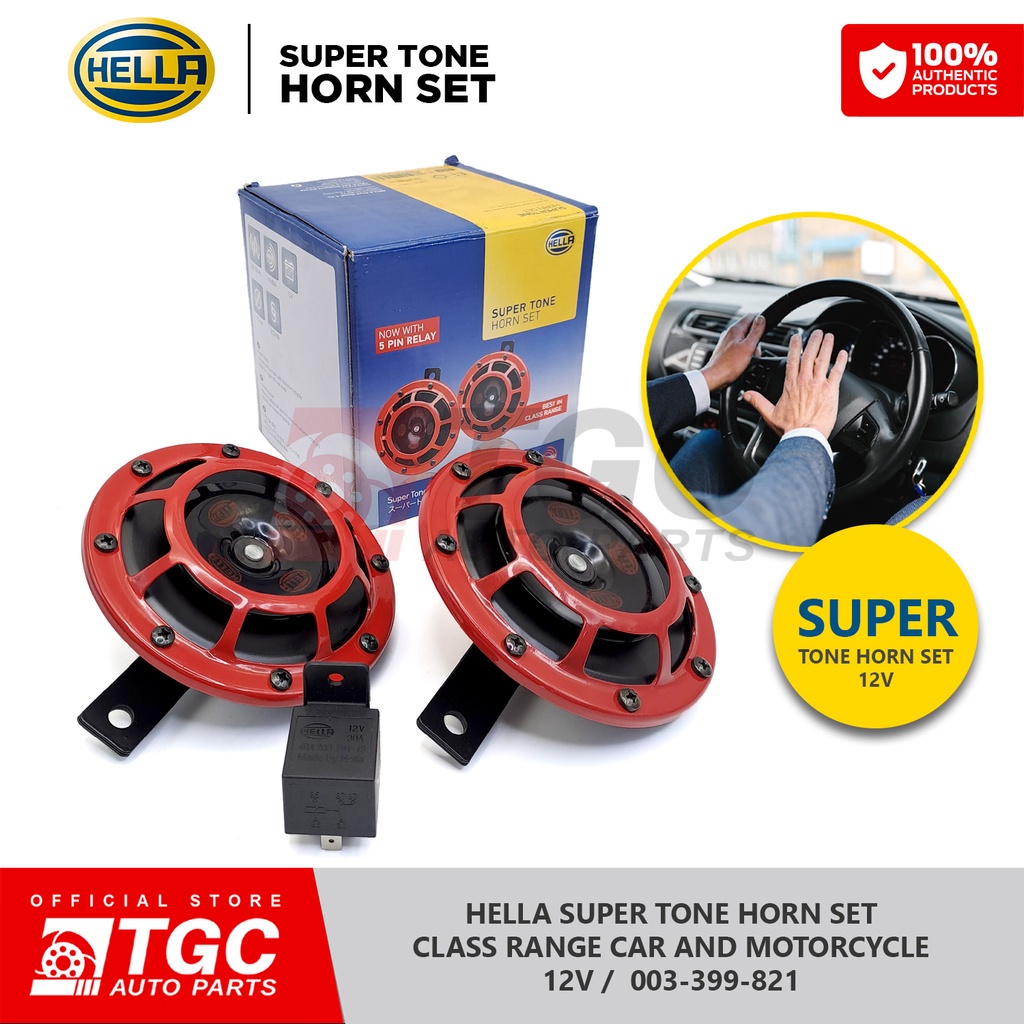 Hella Super Tone Horn Set / Best in Class Range Car and Motorcycle Horn ...