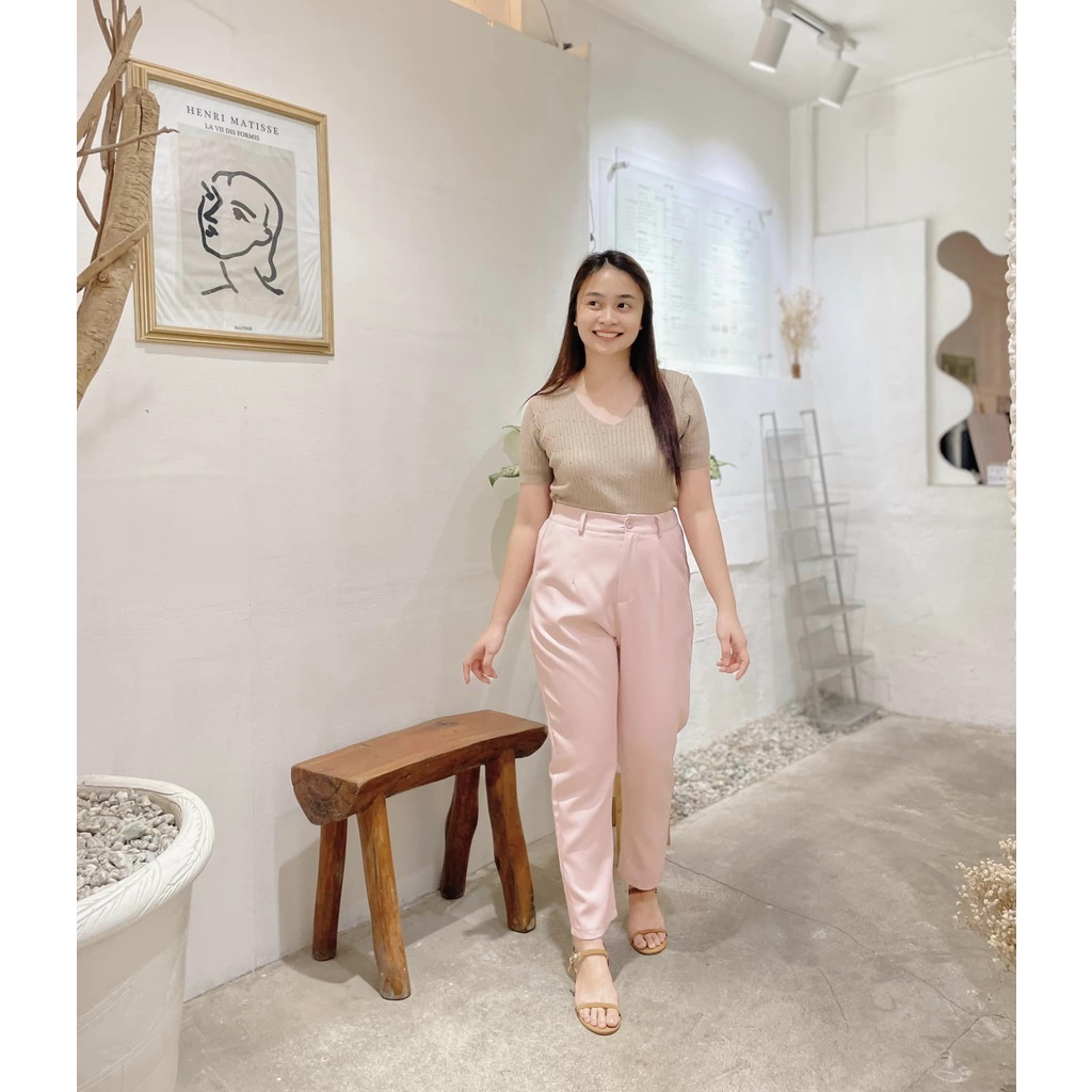Evan Trouser Pants| Garterized at the back | Shopee Philippines