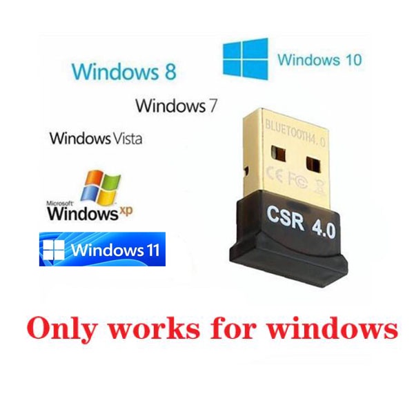USB Bluetooth 4.0 Dongle CSR4.0 Chip Drive-free Wireless Adapter For Win10 | Shopee Philippines