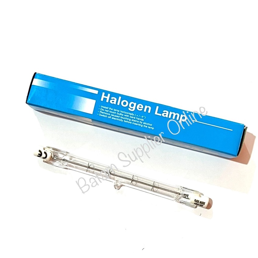 Halogen Tube 500Watt 220Volt Halogen Bholam Halogen Lamp - 862 | Shopee ...