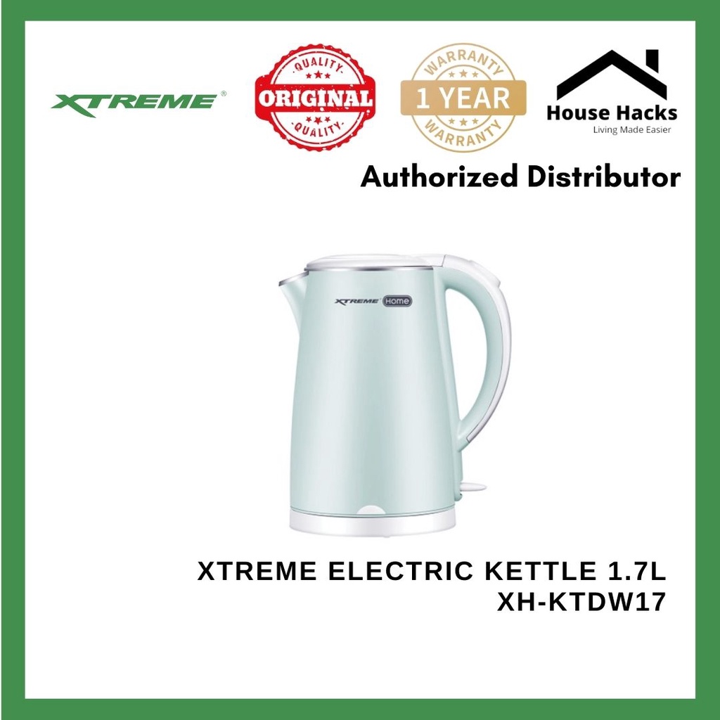 Xtreme Electric Kettle 1.7L XH-KTDW17 (House Hacks) | Shopee Philippines
