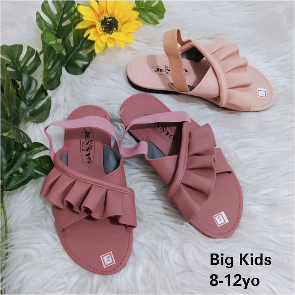 JENNY_O KIDS Ruffles(8-12yo,33-35) Cross Girls Korean Leather Marikina ...