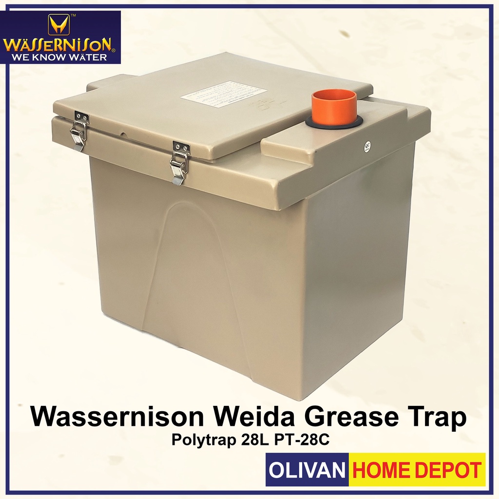 WASSERNISON Weida Grease Trap Polytrap 12, 18, and 28 Liters | Shopee ...