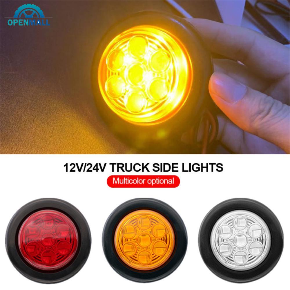 1Pcs 2inch 12V Car External Lights Round LED 24V Auto Car Bus Truck ...