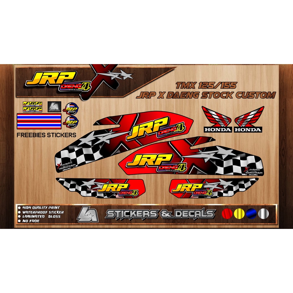 TMX 125/155 / SKYGO/ MOTOPOSH / RUSI / EURO / (JRP X DAENG DECAL ...
