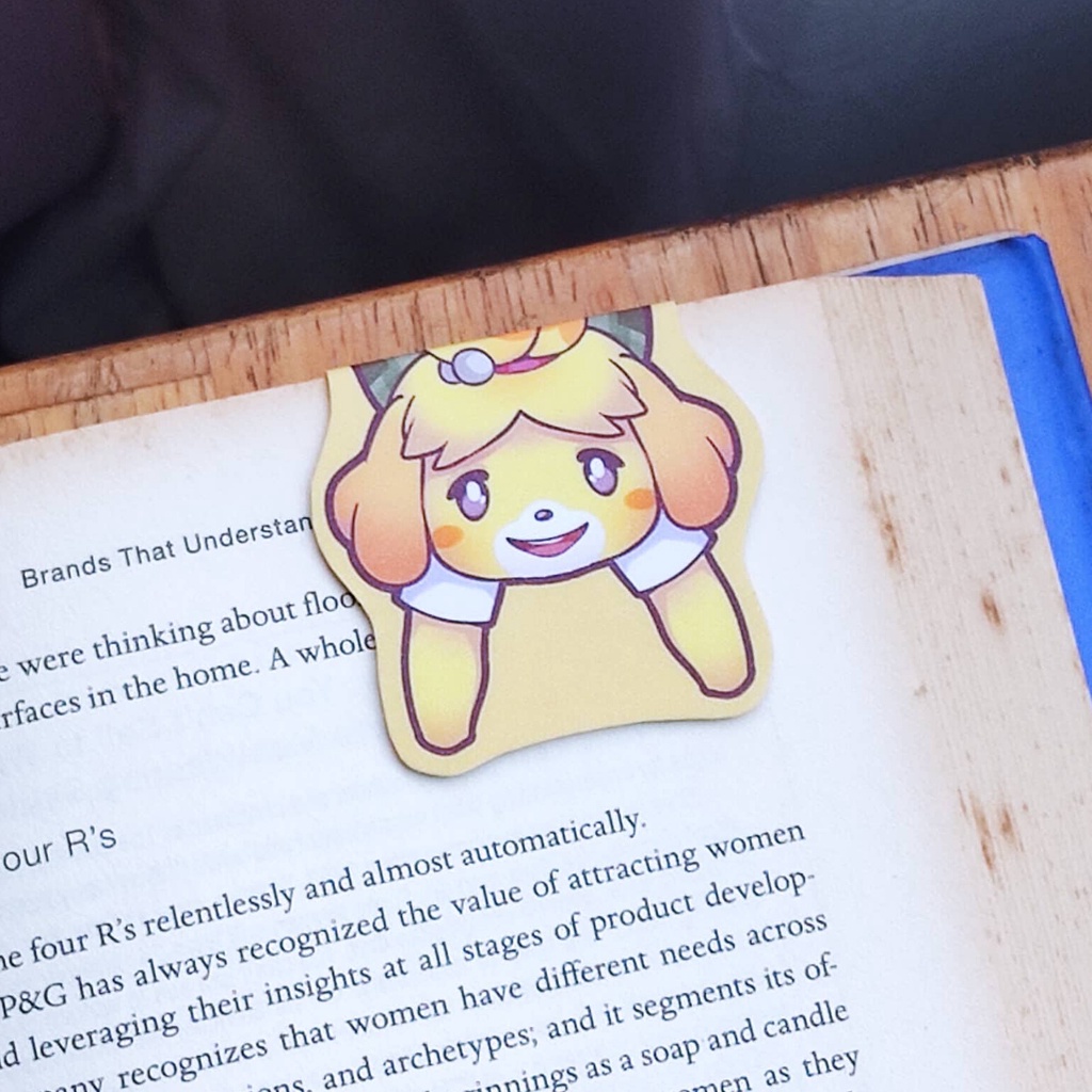 Animal Crossing ISABELLA Magnetic Bookmark | Shopee Philippines