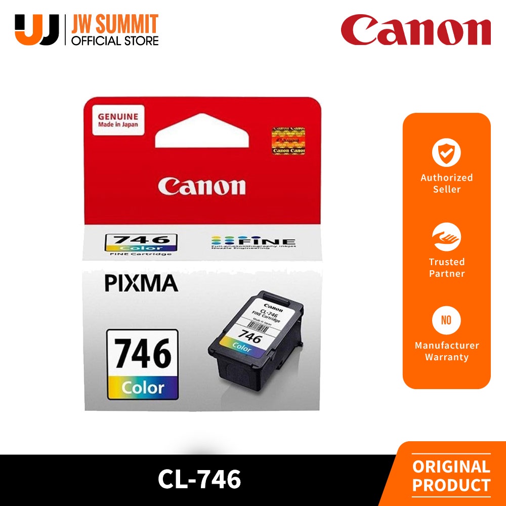 Canon CL-746 Tri-Color Genuine Ink Cartridge | Shopee Philippines