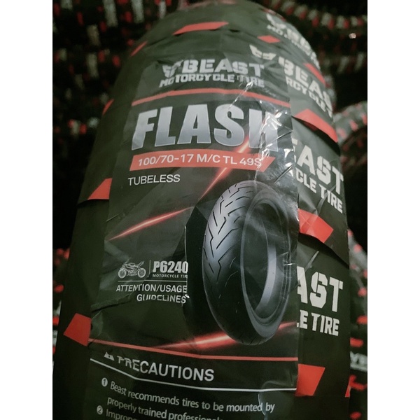 BEAST FLASH (P6240)TUBELESS TIRE 14-17" (INCHES)Skid tiresORIGINAL ...