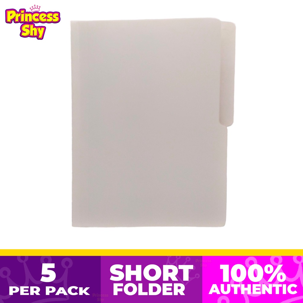 White File Folder 14 pts Short Letter Size - pack of 5 | Shopee Philippines