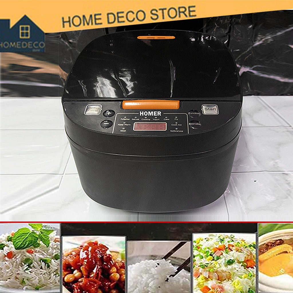 Home Deco Homer Multifunction Electric Rice Cooker | Shopee Philippines