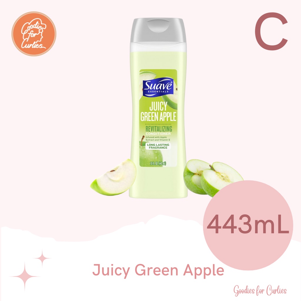 Suave Juicy Green Apple Conditioner 443ml CGM Approved Sua08 | Shopee ...