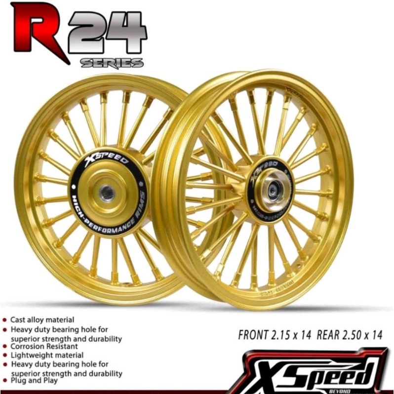 XSPEED R24 MAGS FOR HONDA CLICK125/150 V1 V2 | Shopee Philippines