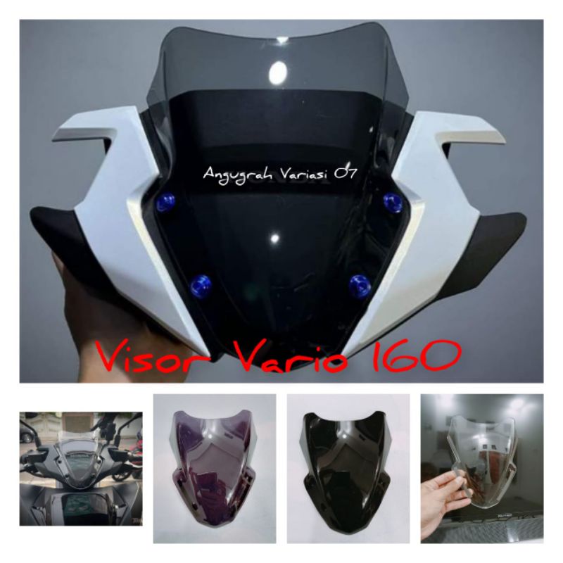 Honda Vario 160 abs Windshield Visor Honda Vario 160 abs | Shopee ...