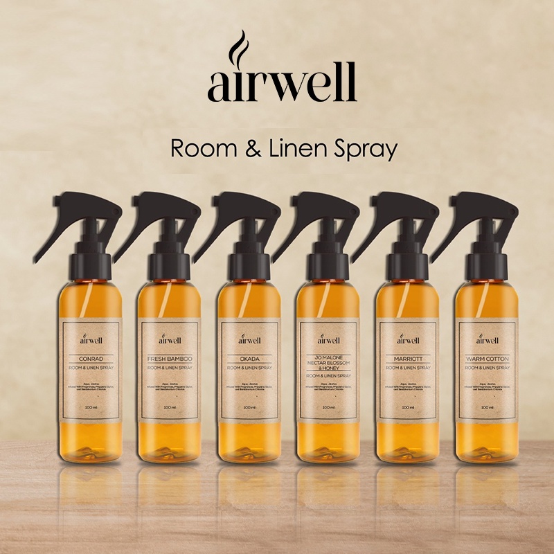 Airwell Buy 1 Take 1 Room Car Linen Spray (100ml) | Anti-Bacterial ...