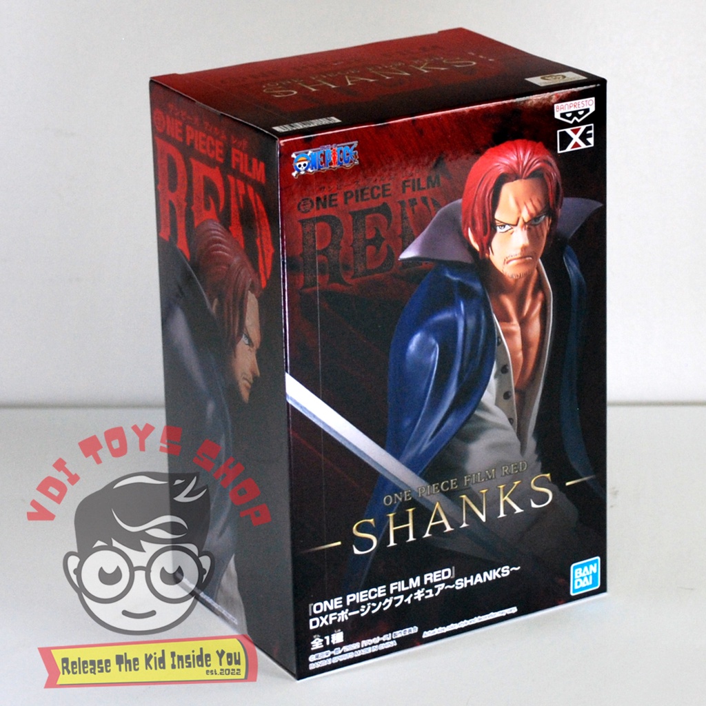 VDI Toys Shop | Banpresto | One Piece Film RED Shanks DXF Posing ...