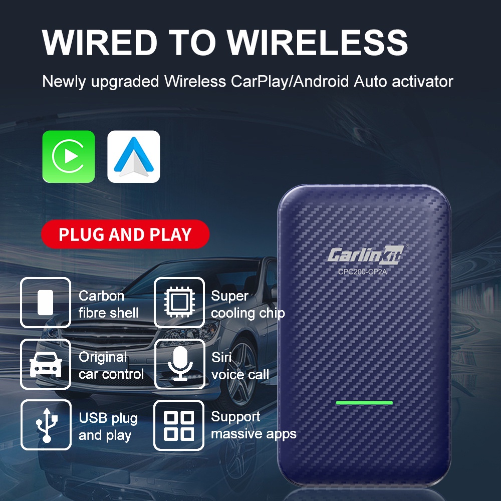 Wireless carplay dongle carlinkit carplay USB android carplay wireless ...