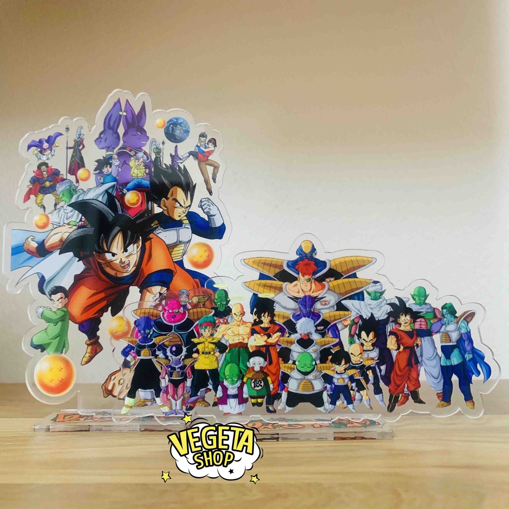 Double-sided Acrylic Mica Standee Statue Model - Dragon Ball Buu Frieza ...