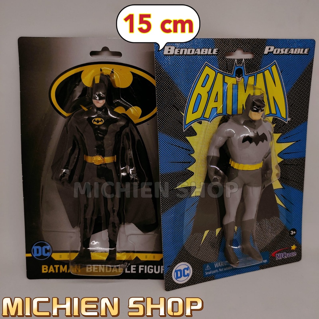 Dc Comics Michael Keaton Batman 1989 Movie Bendable Figure | Shopee ...