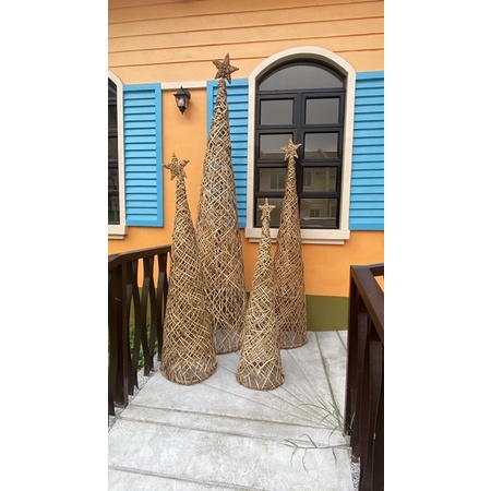 1ft 2ft 3ft 4ft Rattan Christmas Tree/ Native Christmas Tree/ Slim ...