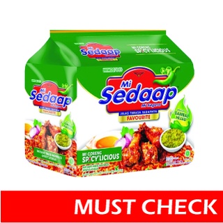 Mi Sedap Goreng Spicylicious (86G x 5 x TWIN PACK) | Shopee Philippines