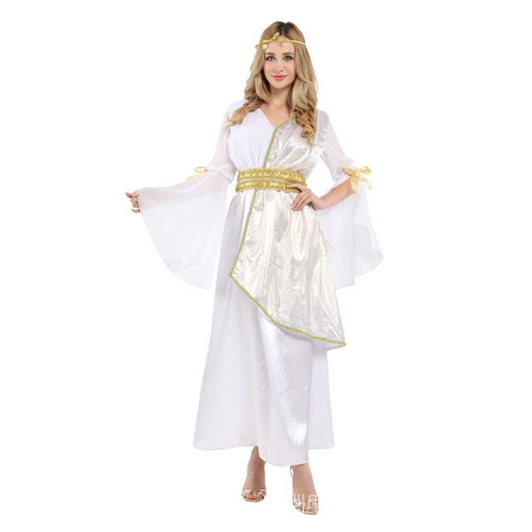 Halloween Adult Female Masquerade Party Cos Sexy Greek Goddess Egyptian ...