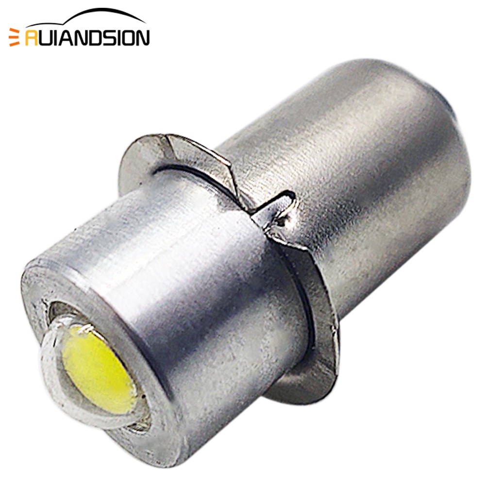 Ruiandsion 1pc P13.5S E10 LED Torch Bulb Bottom Negative Pole Wide ...