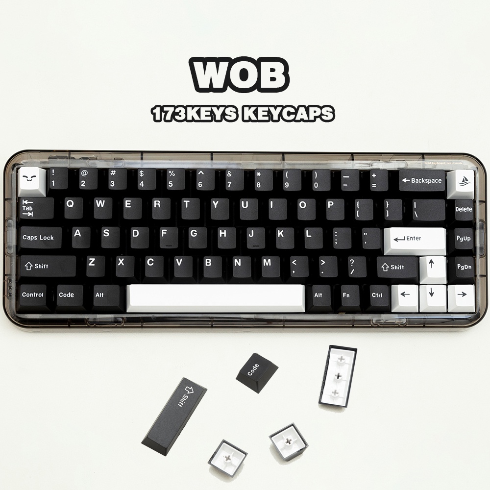 BOW Keycaps 173keys ABS Cherry Profile Compatible Gateron Cherry MX ...