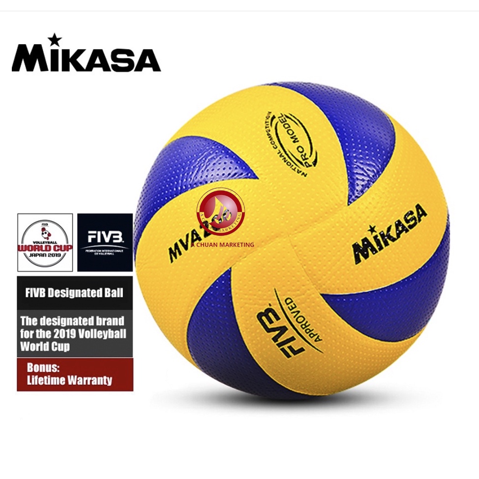 Mikasa MVA200 Volleyball Ball Size 5 bola esame | Shopee Philippines