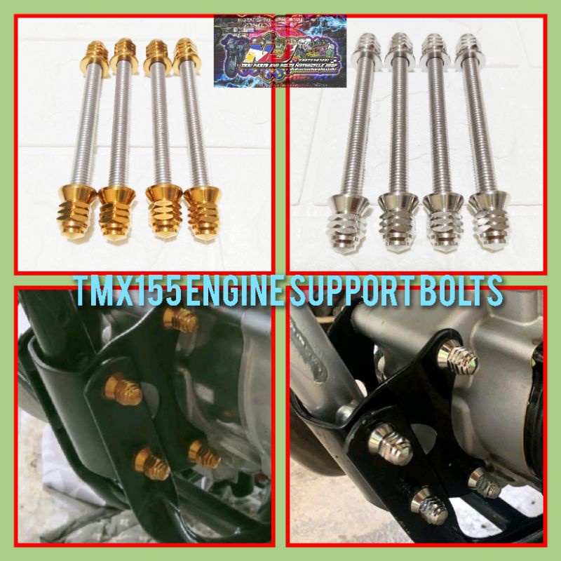 TMX 155 ENGINE SUPPORT NUT SETS(4PCS) | Shopee Philippines