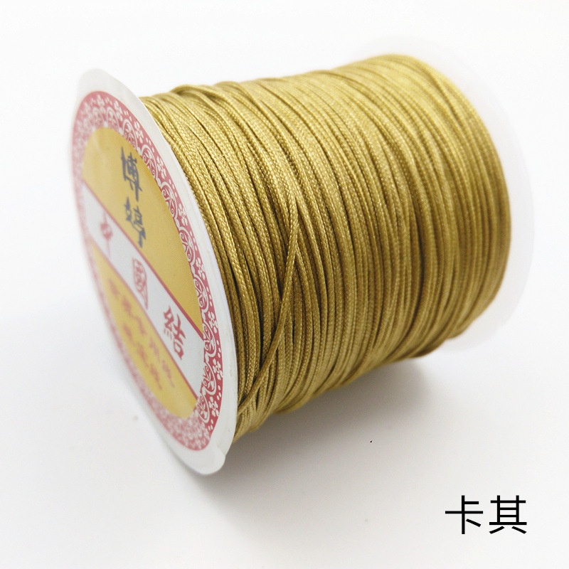 COD√-50m 0.8mm Wax line beaded rope nylon rope cotton thread yarn DIY ...