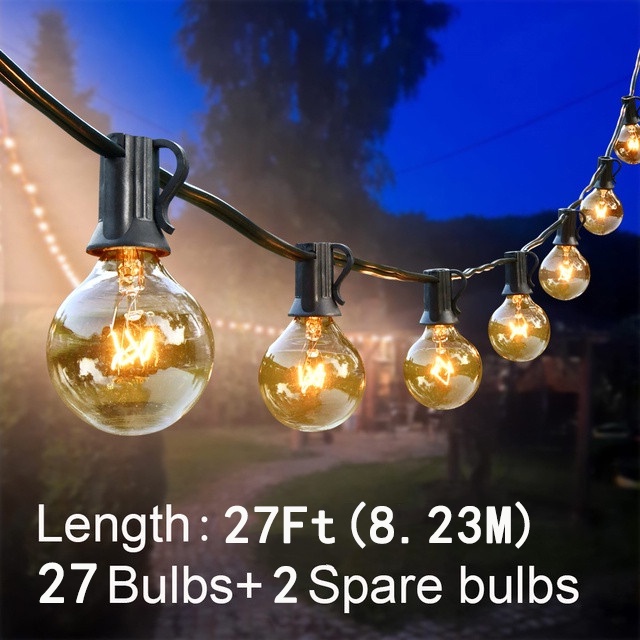 String light G40 bulb Patio outdoor fairy lights party garden wedding ...