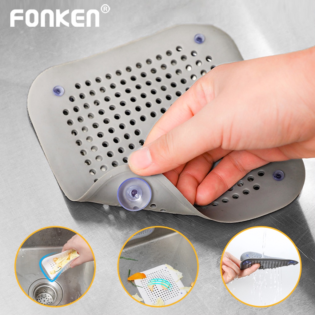 Fonken Kitchen Sink Filter Anti-Blocking Strainer Deodorant Plug ...