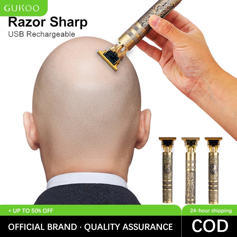 GUKOO Electric Razor for Haircut Wireless Hair Trimmer for Men USB ...