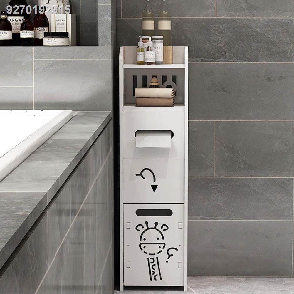 (HOT) 4-Tier Bathroom Standing Shelf Storage Closet Organizer Free ...