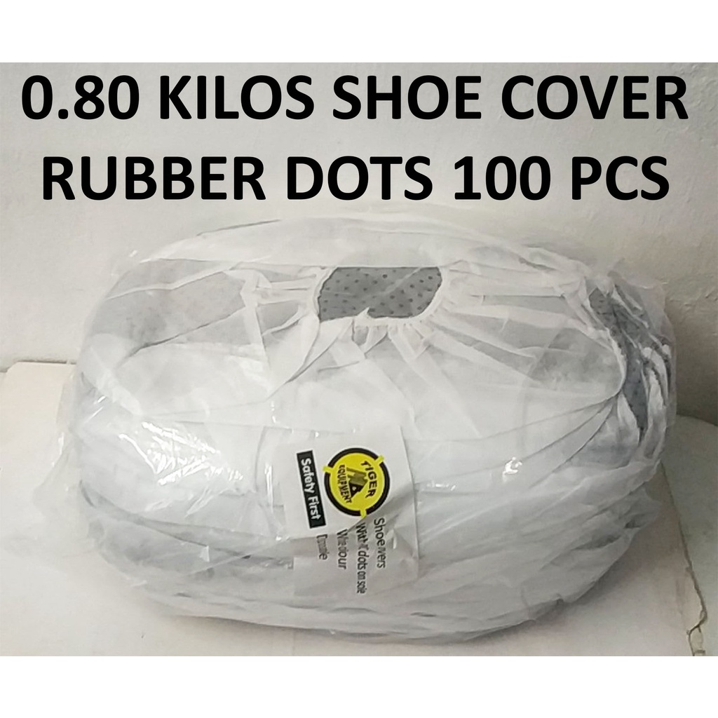 SHOE COVER WITH RUBBER DOTS HEAVY DUTY 0.80 KILOS ( 100 PIECES ...